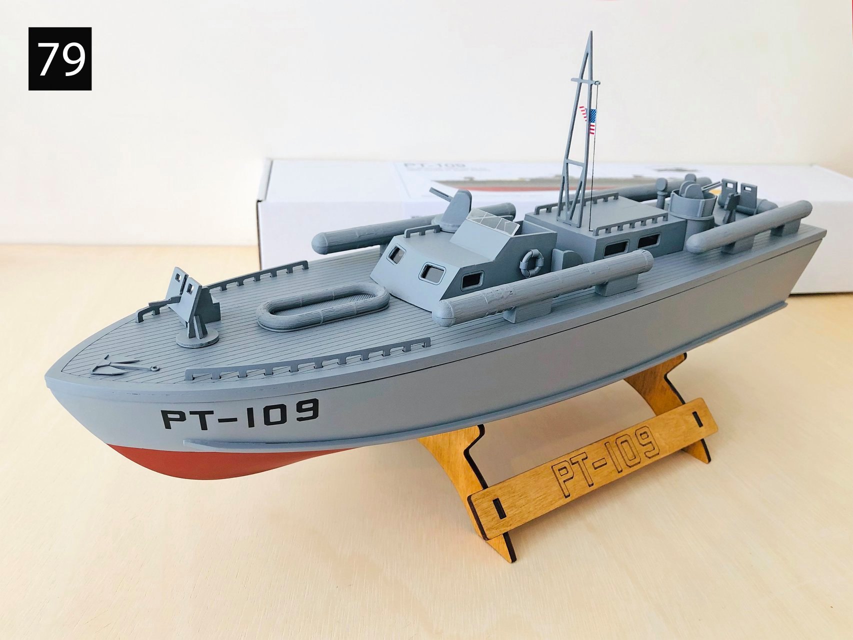 The Wooden Model Boat Company PT-109 Patrol Torpedo Boat Kit 400mm ...