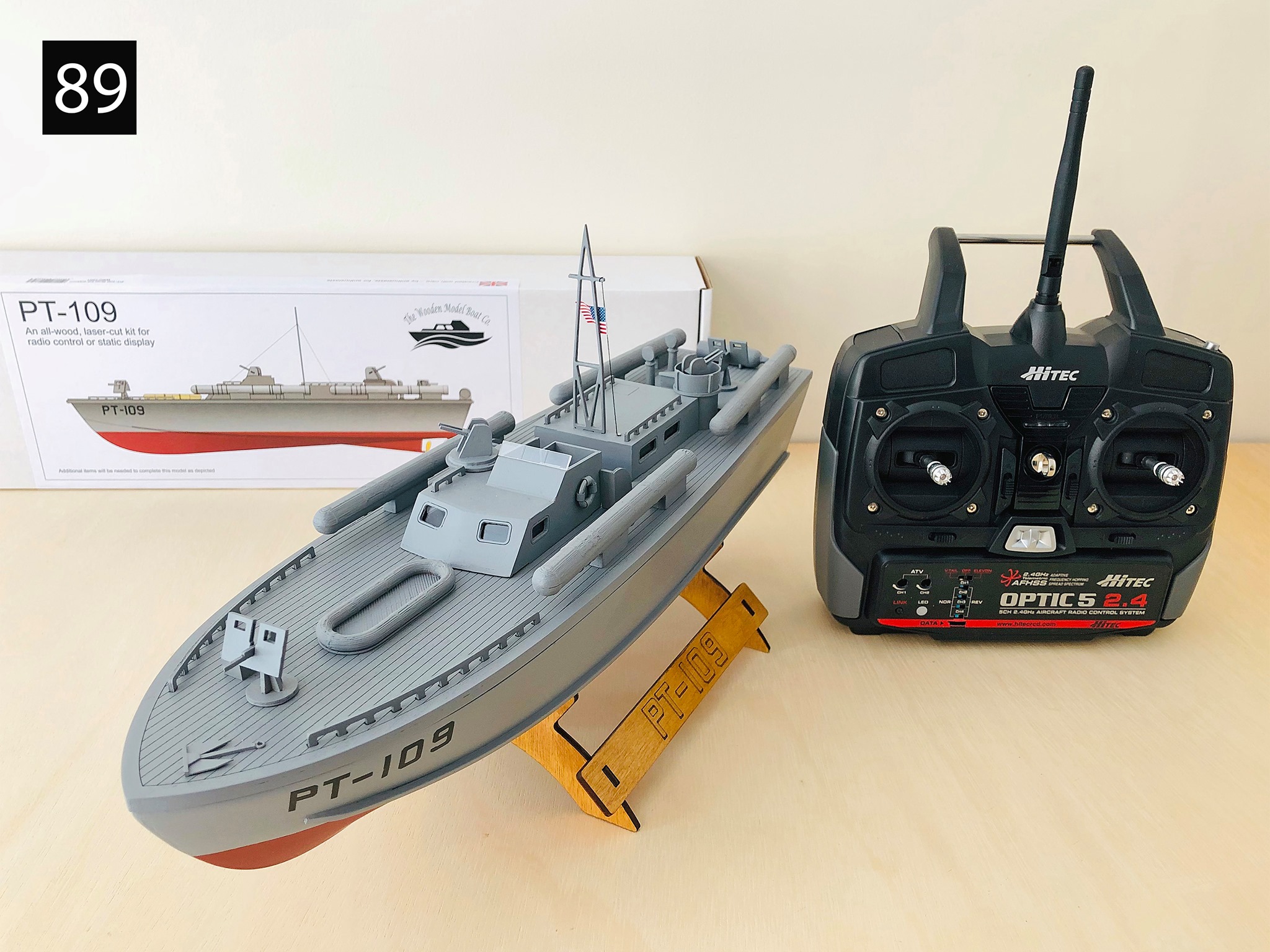 The Wooden Model Boat Company PT-109 Patrol Torpedo Boat Kit 400mm ...